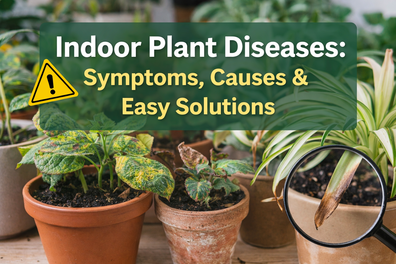 3 Common Plant diseases and their solutions